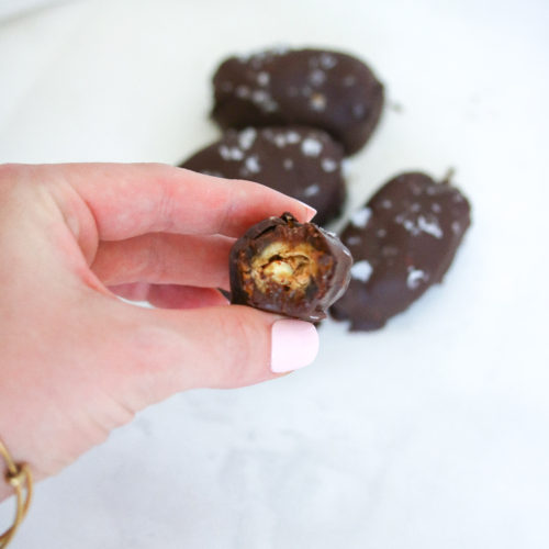 Snickers Style Stuffed Dates – Just Jessie B