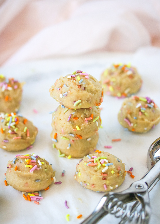 Birthday Cake Batter Energy Bites | Paleo, Keto – Just Jessie B